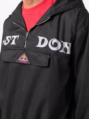 JUST DON Logo-print Hooded Windbreaker