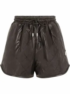 Dolce & Gabbana Quilted Leather Track Shorts