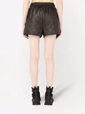 Dolce & Gabbana Quilted Leather Track Shorts