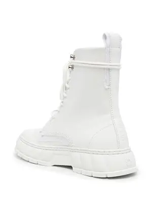 VIRON Eco Leather Combat Boots
