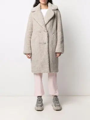 Philipp Plein Teddy Bear Oversized Cocoon Coat
