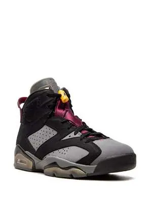JORDAN Air 6 Retro Bordeaux Sneakers - Black