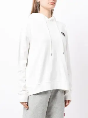 GROUND ZERO Logo-patch Cotton Hoodie