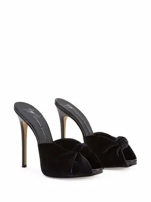 GIUSEPPE ZANOTTI 120mm Bridget Knot-detail Sandals