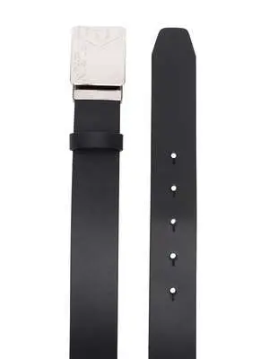 Philipp Plein Logo-plaque Leather Belt