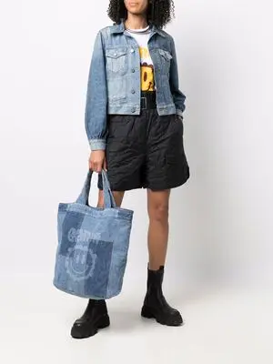 GANNI Two-tone Denim Jacket