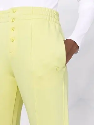 Helmut Lang Logo-embroidered Buttoned Track Pants