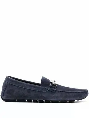 Philipp Plein Suede Logo Moccasins