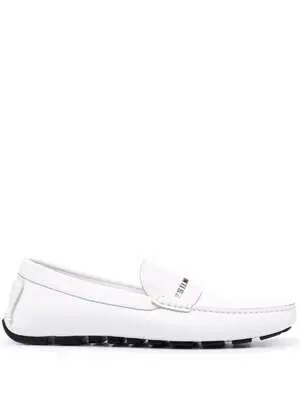 Philipp Plein Logo-plaque Leather Loafers