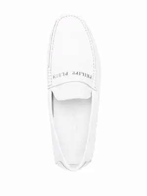 Philipp Plein Logo-plaque Leather Loafers