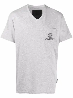 Philipp Plein Logo-print T-shirt - Grey