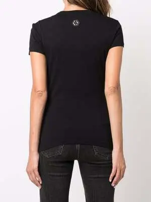 Philipp Plein Crystal-embellished T-shirt - Black