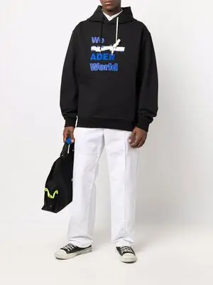 ADER ERROR Slogan Print Hoodie