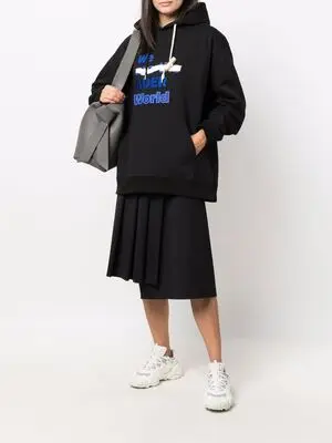 ADER ERROR Slogan Print Hoodie