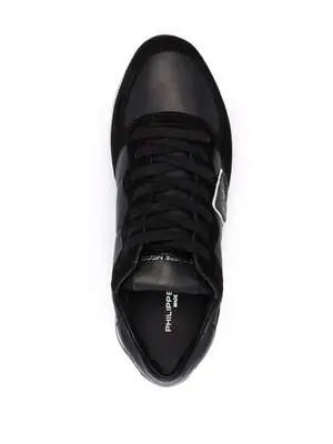 Philippe Model Logo Patch Sneakers