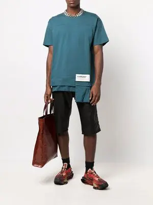 AMBUSH Waist Pocket Logo-print T-shirt - Blue