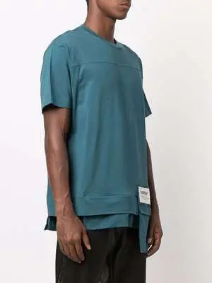 AMBUSH Waist Pocket Logo-print T-shirt - Blue