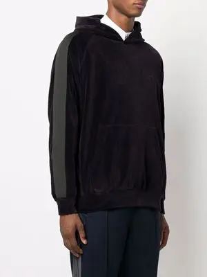 Needles Logo Embroidered Hoodie - Purple