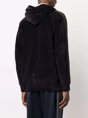 Needles Logo Embroidered Hoodie - Purple