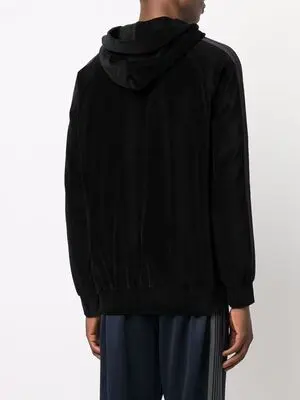 Needles Side-stripe Pullover Hoodie - Black