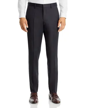 BOSS Genius Slim-fit Trousers - Dark Gray