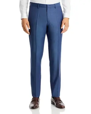 BOSS Genius Slim-fit Trousers - Med Blue