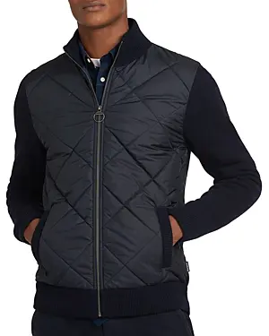 Barbour Arch Diamond Quilt Knit Jacket