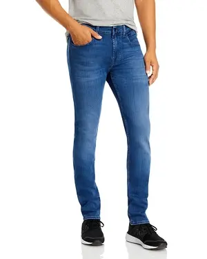 7 For All Mankind Luxe Performance Plus Slimmy Tapered Jeans - Mid Blue