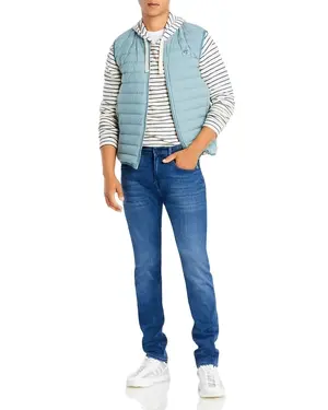 7 For All Mankind Luxe Performance Plus Slimmy Tapered Jeans - Mid Blue
