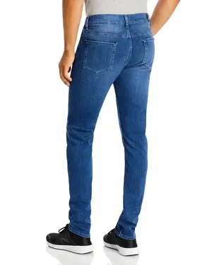 7 For All Mankind Luxe Performance Plus Slimmy Tapered Jeans - Mid Blue