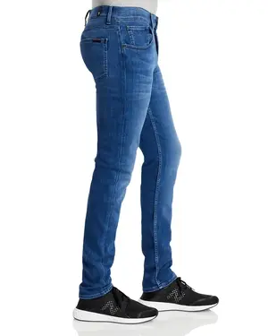 7 For All Mankind Luxe Performance Plus Slimmy Tapered Jeans - Mid Blue