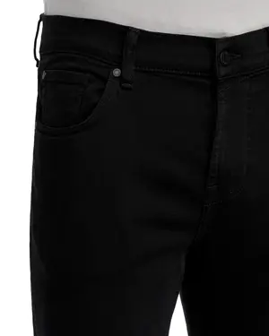 7 For All Mankind Luxe Performance Plus Slimmy Tapered Slim Fit Jeans - Black