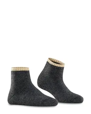 Falke Cozy Plush Short Socks Anthracite