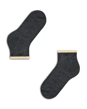 Falke Cozy Plush Short Socks - Anthracite