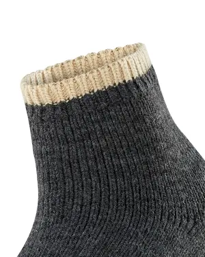 Falke Cozy Plush Short Socks - Anthracite