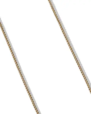 David Yurman 18k Yellow Box Chain Necklace - Gold