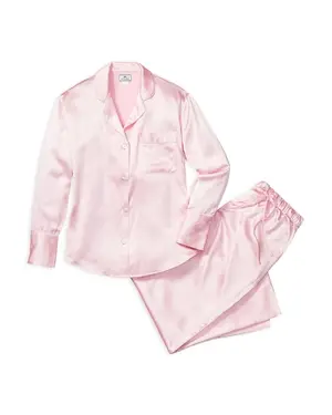 PETITE PLUME Silk Pajama Set - Pink