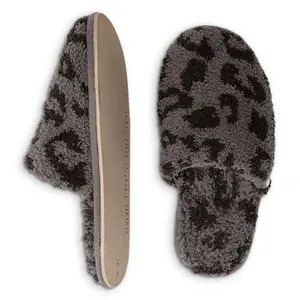 Barefoot Dreams Cozychic Barefoot In The Wild Slippers - Graphite/carbon