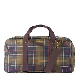 Barbour Waxed Cotton Holdall - Classic Tartan