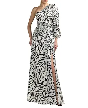 Mac Duggal Ieena Collection Printed Gown