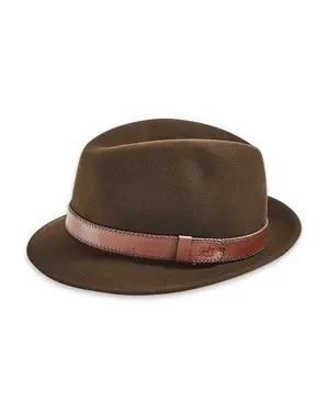 BAILEY Perry Center Dent Hat - Walnut