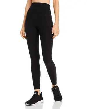 Beyond Yoga Spacedye Out Of Pocket High Waisted Midi Legging - Darkest Night