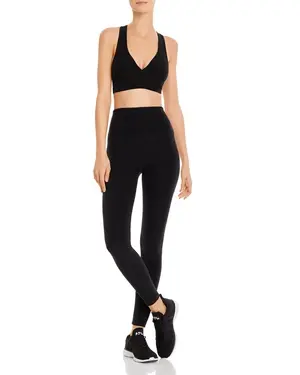 Beyond Yoga Spacedye Out Of Pocket High Waisted Midi Legging - Darkest Night