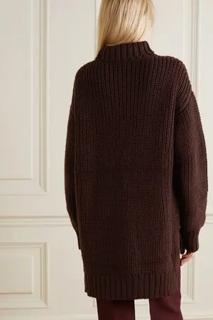 PETER DO Debra Ribbed Wool Turtleneck Sweater