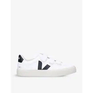 VEJA Recife Logo-embroidered Leather Trainers