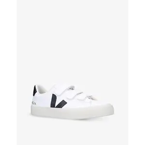 VEJA Recife Logo-embroidered Leather Trainers