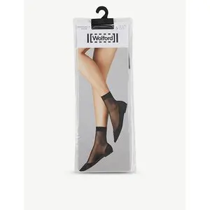 Wolford Individual 10 Ankle Socks - Black