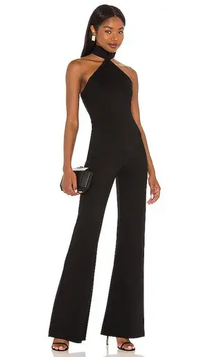 Amanda Uprichard Queens Jumpsuit - Black