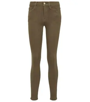 FRAME Frame Le Skinny De Jeanne Mid-Rise Jeans