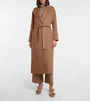 Max Mara Poldo Wool Coat - Brown